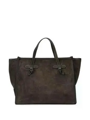 GIANNI CHIARINI Medium Miss Marcella 32 Suede-finish Tote Bag
