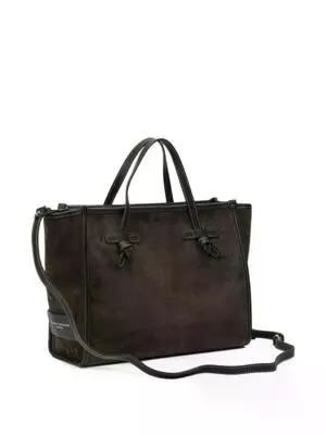 GIANNI CHIARINI Medium Miss Marcella 32 Suede-finish Tote Bag