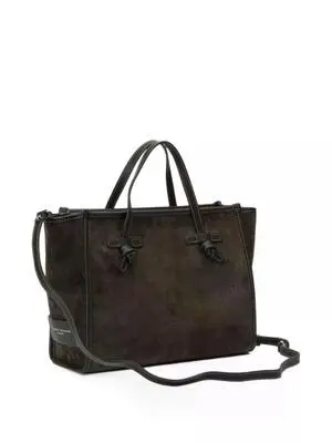 GIANNI CHIARINI Medium Miss Marcella 32 Suede-finish Tote Bag