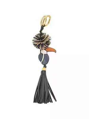 GIANNI CHIARINI Toucan Tassel Keyring - Blue