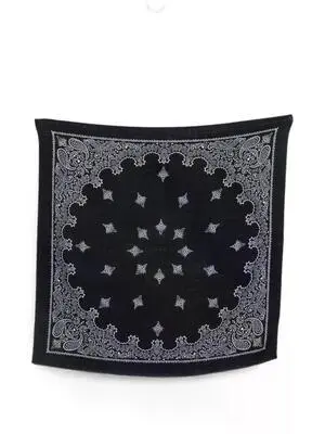 Destin Paisley-print Scarf - Blue