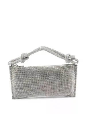 Cult Gaia Crystal-embellished Knotted Shoulder Bag