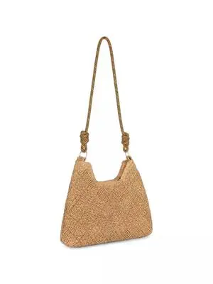 HINNOMINATE Quilted-finish Logo-embroidered Shoulder Bag