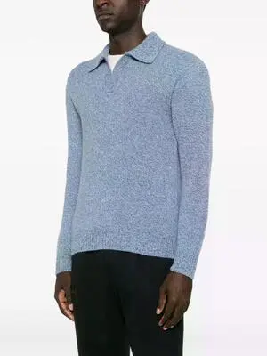 04651 / A TRIP IN A BAG Polo-collar Sweater