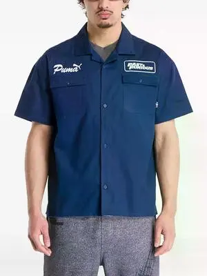 PUMA X Fast & Furious Buttoned Mechanic Shirt - Blue