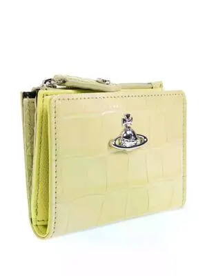 VIVIENNE WESTWOOD Orb Crocodile-effect Wallet