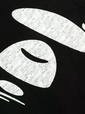 AAPE BY *A BATHING APE Moonface Graffiti-print T-shirt