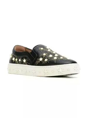 AQUAZZURA Cosmic Pearls Slip-on