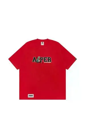 AAPE BY *A BATHING APE Graphic-print T-shirt - Red
