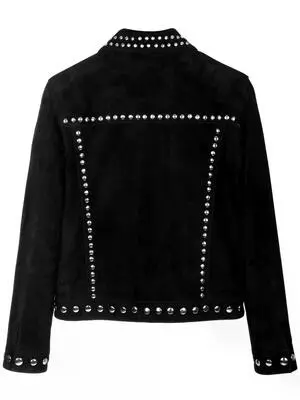 DANCASSAB Love Studded Suede Jacket
