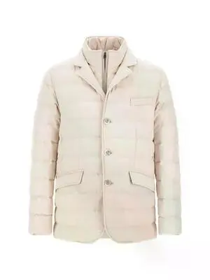 Herno Quilted Wool-blend Blazer - Neutrals