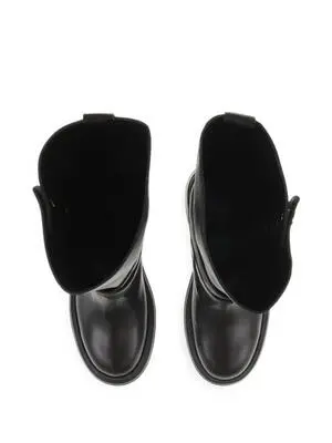 BOHEMSEO Buckle-detail Leather Boots