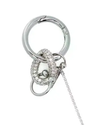 JUSTINE CLENQUET Dolly Crystal-embellished Keyring
