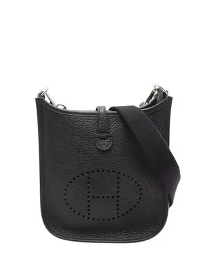 Hermès Clemence Evelyne 16 Amazone Cross Body Bag - Black