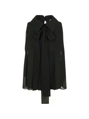 Elisabetta Franchi Bow-detail Pleated Blouse