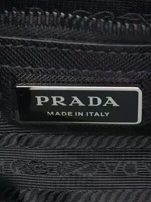 Prada 2013-2026 Saffiano Trimmed Tessuto Camera Bag Crossbody Bag