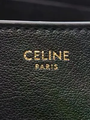 Celine 2010-2026 Leather Triomphe Little Half Moon Soft Bag Crossbody Bag