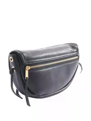 Celine 2010-2026 Leather Triomphe Little Half Moon Soft Bag Crossbody Bag