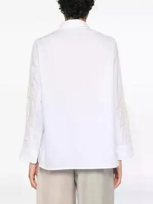WHYCI MILANO Embroidered Long-sleeve Shirt