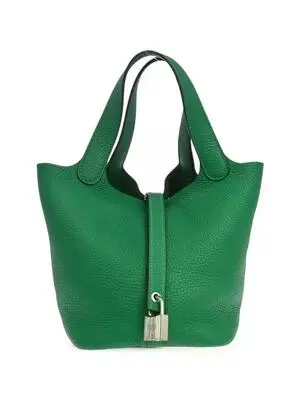 Hermès 2017 18 Pm Picotin Lock Tote Bag - Green