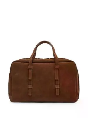 Casadei Bigli Velour Tote Bag - Brown