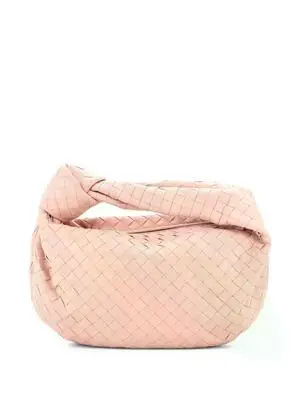 Bottega Veneta Bottega Veneta Intrecciato Nappa Teen Hobo Bag Pink