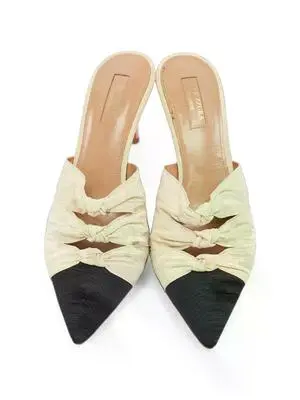 AQUAZZURA Mondaine Knotted Mules