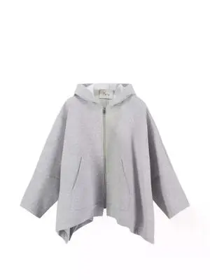 8PM Santorini Hooded Zip-up Sweater - Grey