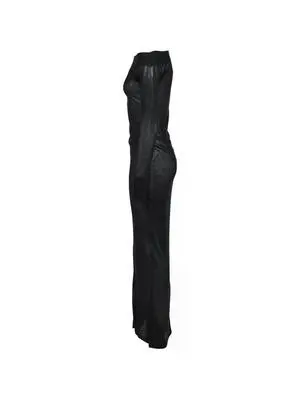 BOHEMSEO Off-shoulder Sheer Maxi Dress