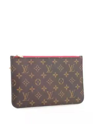 LOUIS VUITTON Neverfull Pochette Monogram Canvas Large Pouch