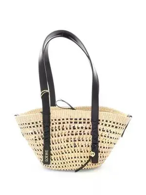 Loewe 2020s Paula's Ibiza Braided Basket Tote Bag
