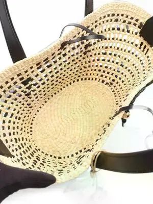 Loewe 2020s Paula's Ibiza Braided Basket Tote Bag
