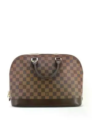 LOUIS VUITTON Damier Pm Satchel Handbag - Brown