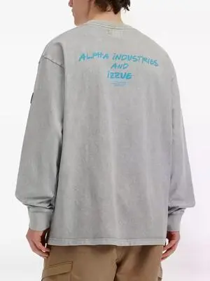 Izzue Logo-print Long-sleeve Sweatshirt