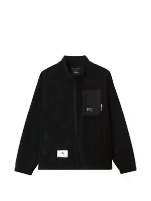 Izzue Fleece-texture Zip-up Sweater