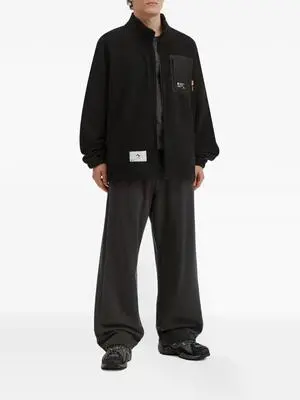 Izzue Fleece-texture Zip-up Sweater