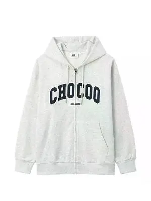 CHOCOOLATE Logo-patch Zip-up Hoodie