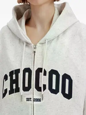 CHOCOOLATE Logo-patch Zip-up Hoodie
