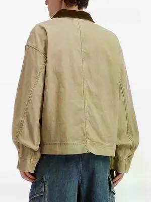 FIVE CM Toggle-fastening Corduroy-collar Jacket