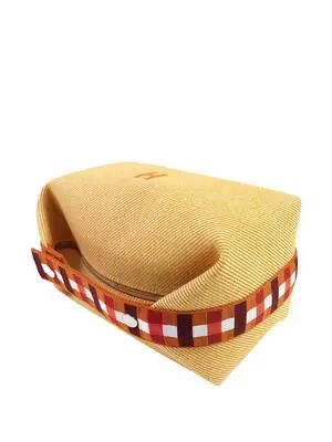 Hermès 2023-2026 Large Wool Bride A Brac Au Carre Case Vanity Bag
