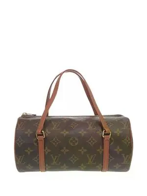 LOUIS VUITTON 2001 Monogram Papillon 26 Handbag - Brown
