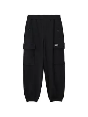 Izzue Elasticated Cargo Pants - Black
