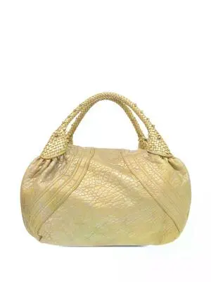 Fendi 2000-2010 Bimetal Nappa Spy Hobo Bag