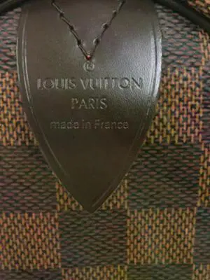 LOUIS VUITTON 2017 Damier Ebene Speedy 25 Boston Bag