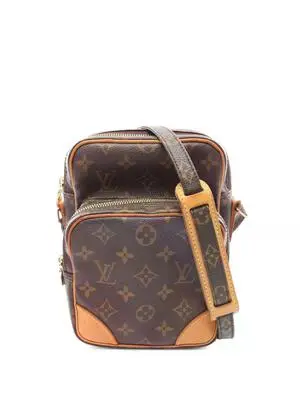 LOUIS VUITTON Monogram Canvas Shoulder Bag - Brown