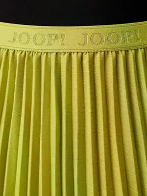 JOOP! Logo-waistband Pleated Midi Skirt