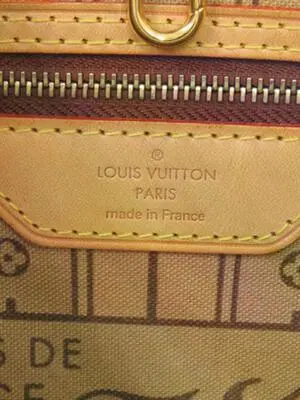 LOUIS VUITTON 2007 Monogram Neverfull Mm Tote Bag