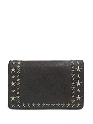 JIMMY CHOO 2000-2026 Star Studded Leather Crossbody Bag