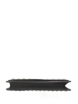 JIMMY CHOO 2000-2026 Star Studded Leather Crossbody Bag