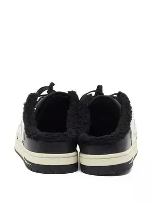 Amiri Skel Shearling-trim Sneakers